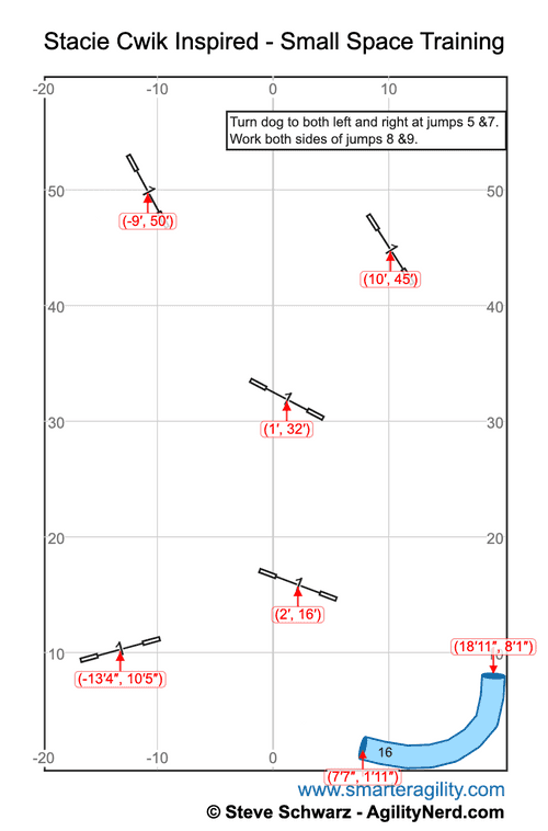 Stacie Cwik Intl Course and Small Space Training Sequences | AgilityNerd